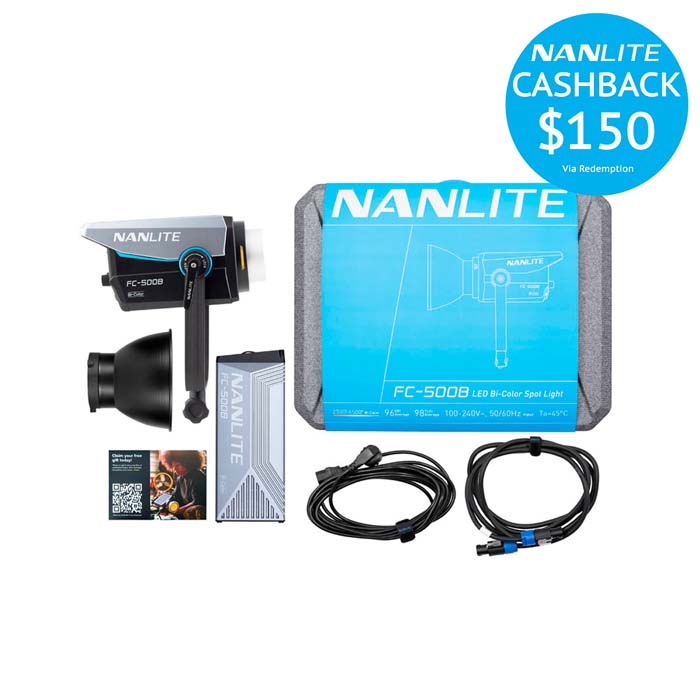 Nanlite FC-500B Bi-colour LED spotlight 1